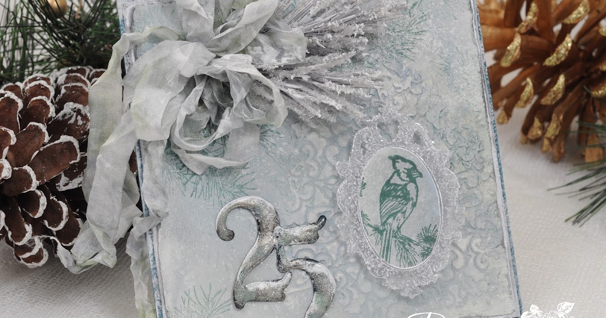 My Little Craft Things: Winterfresh Christmas Card & Pine Branch Tutorial