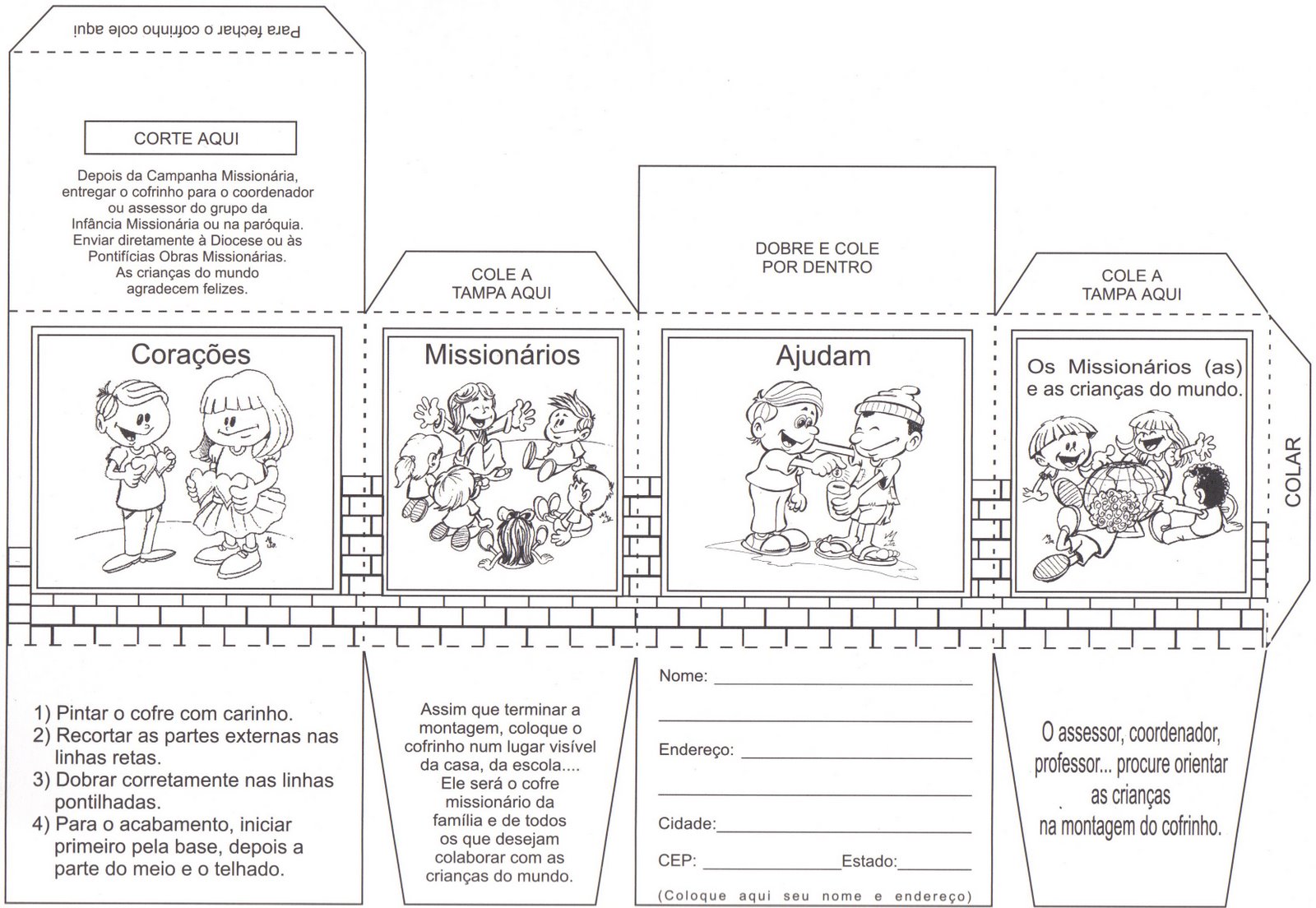 Cofrinho Missionário - Garotada Missionária