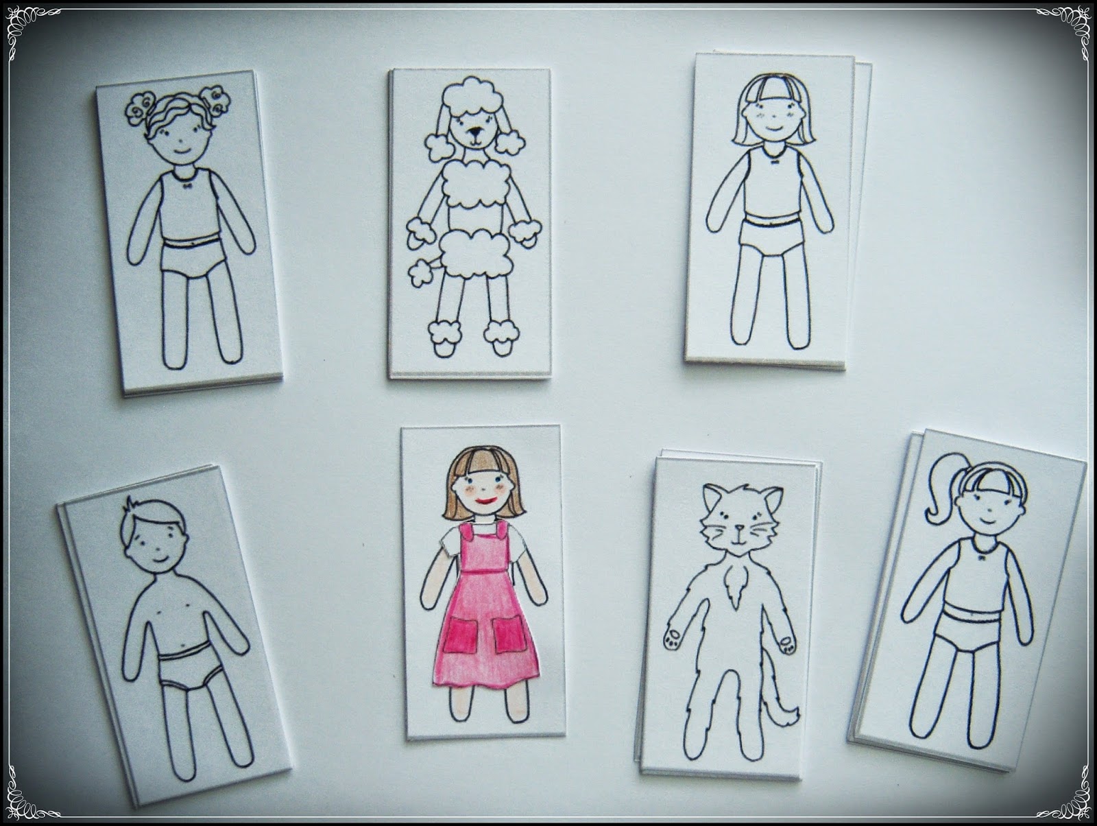 Shoregirl's Creations: Mini Paper Dolls