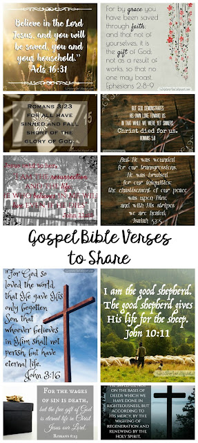 Gospel Bible Verses to Share