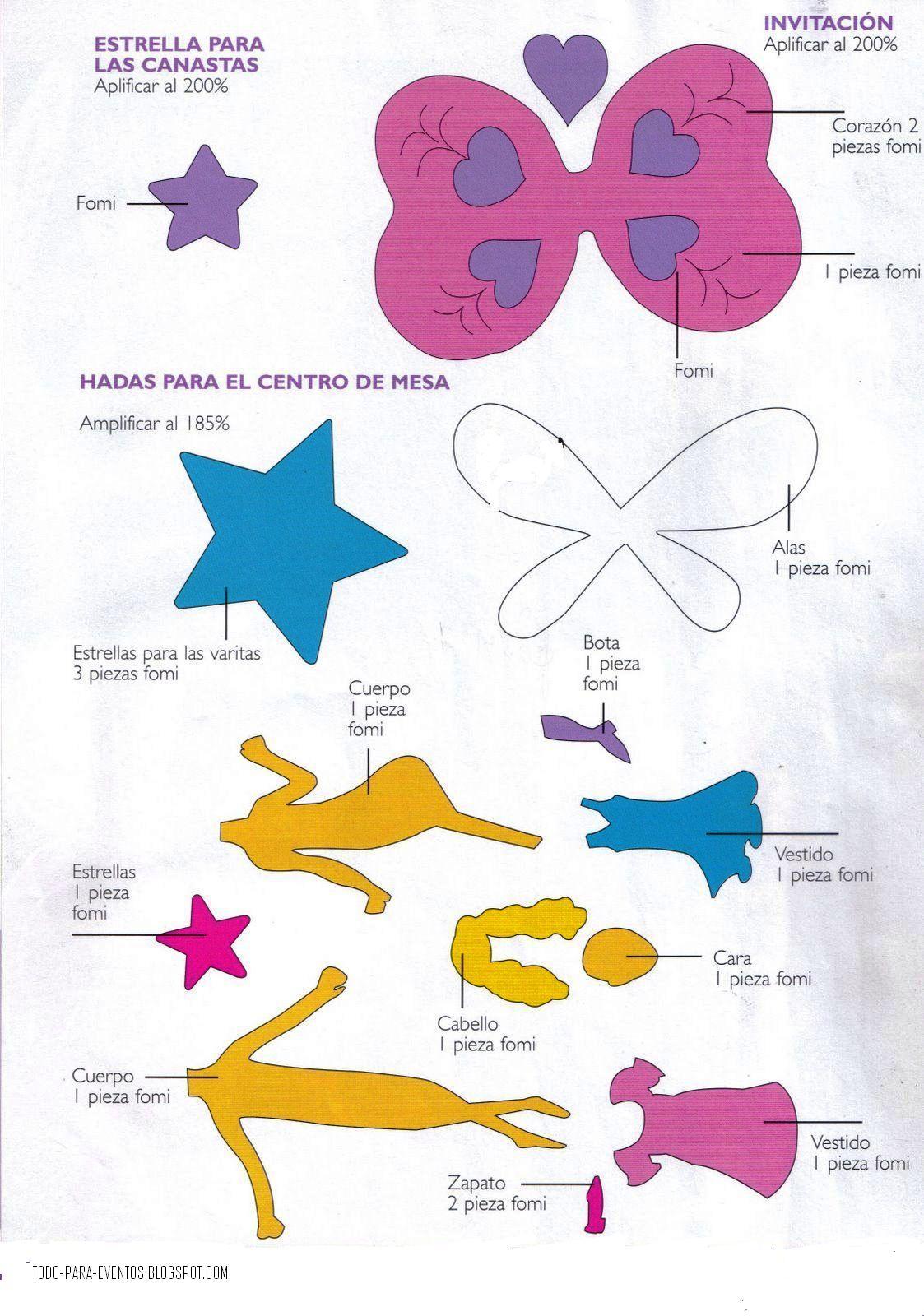 Recuerdos en foami patrones - Imagui