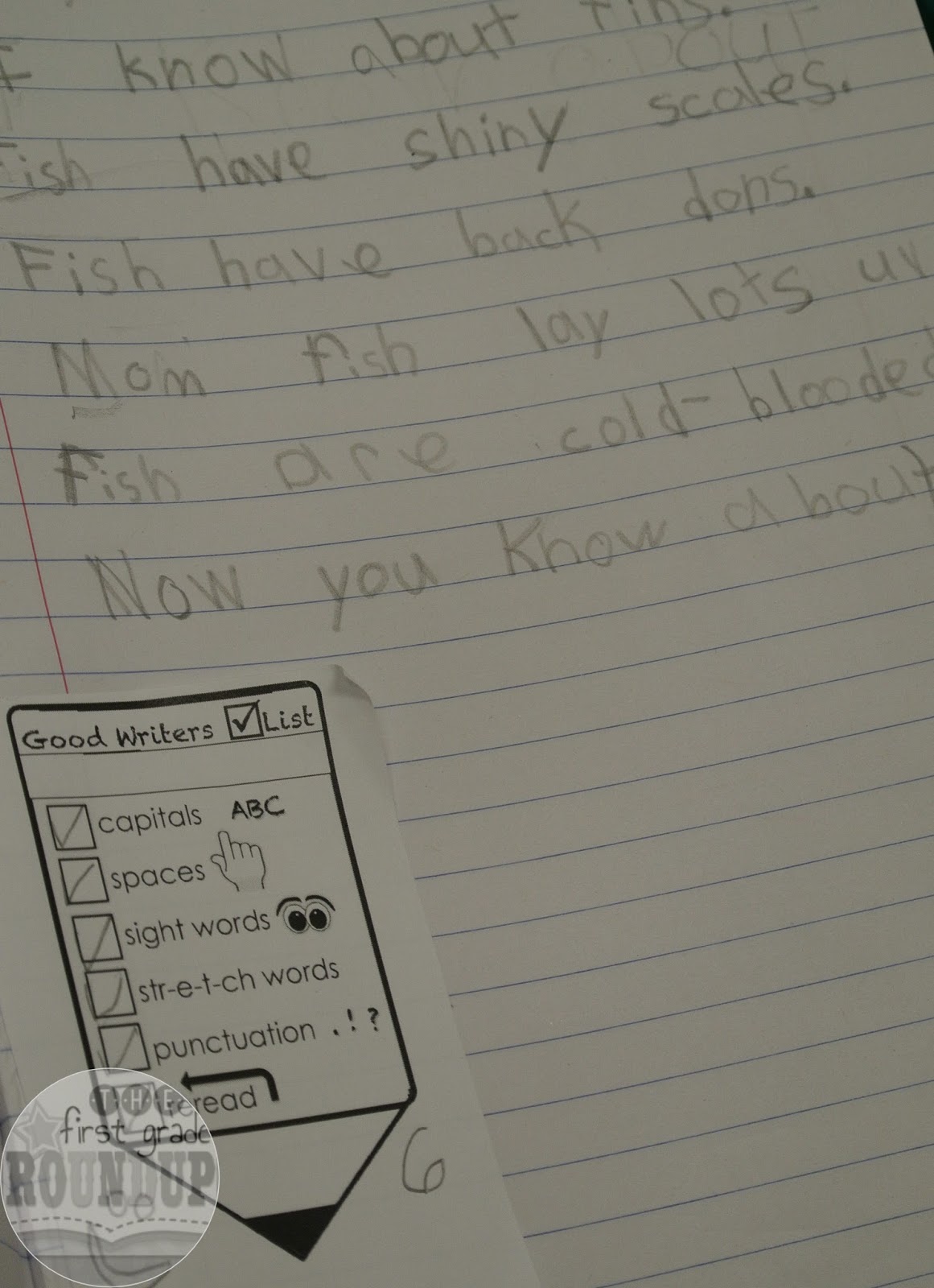 How to Use a Peer Editing Checklist in Writing Lessons for 1st Grade ...
