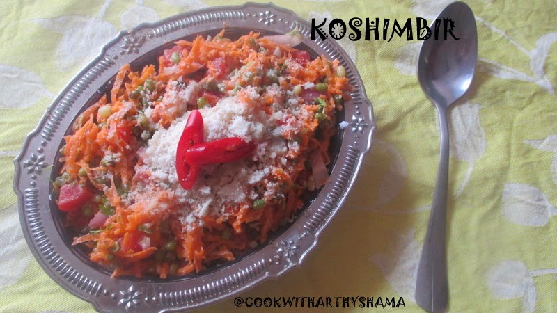 Cook with Arthy shama: Koshimbir - Maharashtrian salad