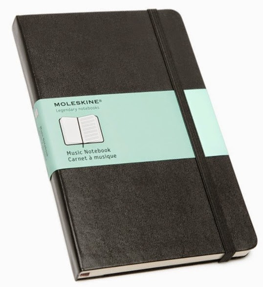 tbanjo: The Moleskin Large Music Notebook