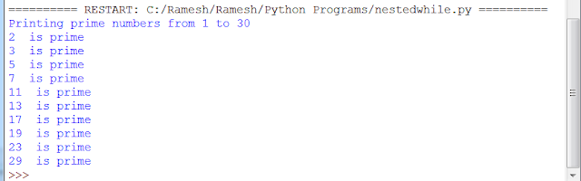 PYTHON BASICS - RAMESH'S BLOG