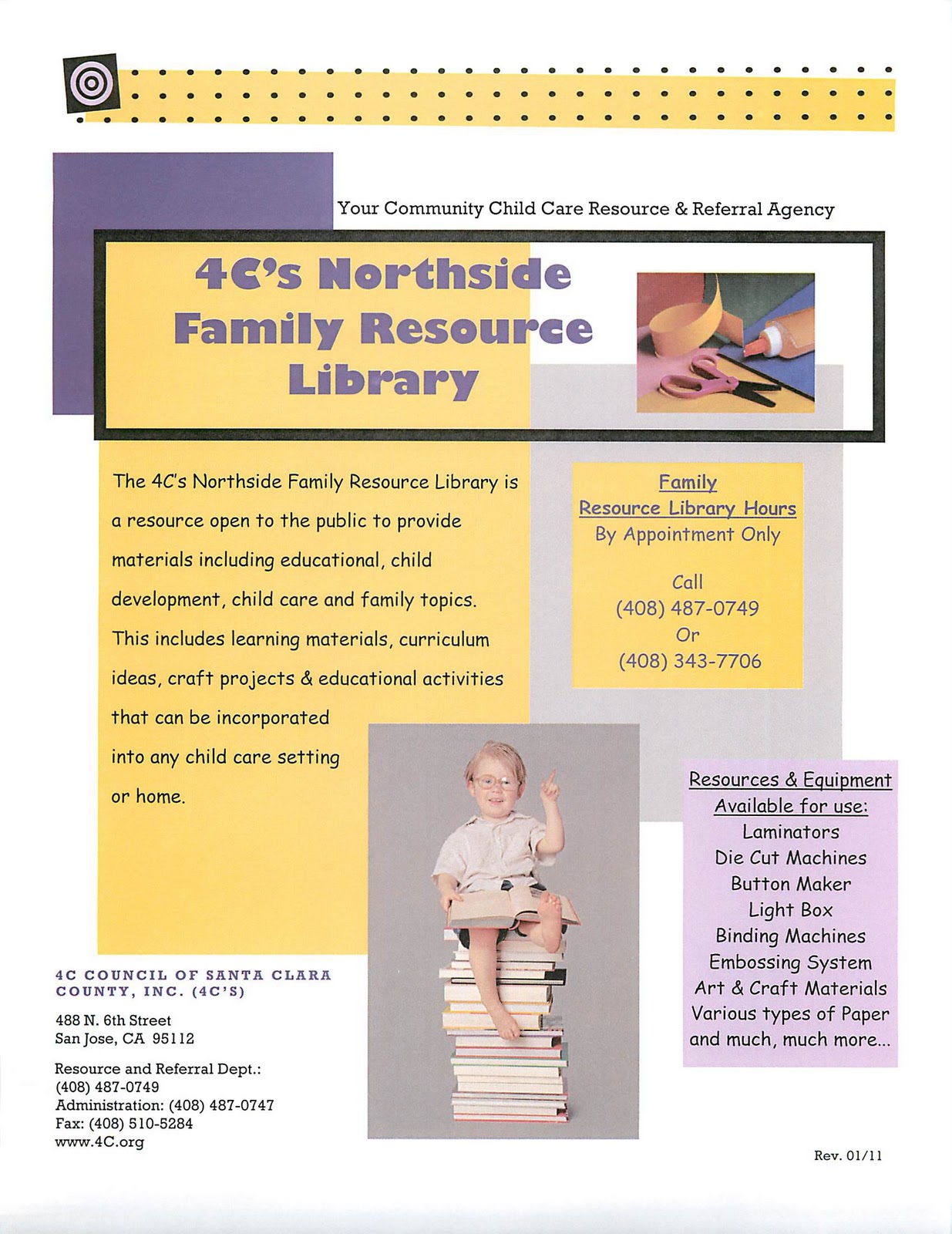 SCC Family Child Care Providers: 4C's Northside Family Resource Library