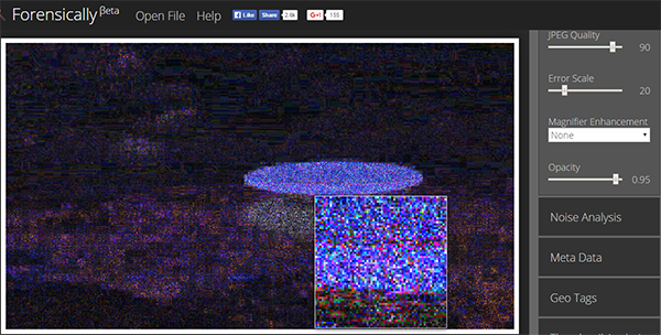 Forensically: Détecter facilement les retouches de votre photo | FILTRENET