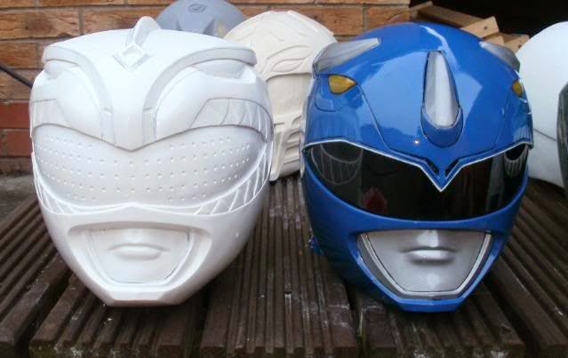 Cosplayers Helmet: MMPR Blue Ranger Helmet and Cosplay