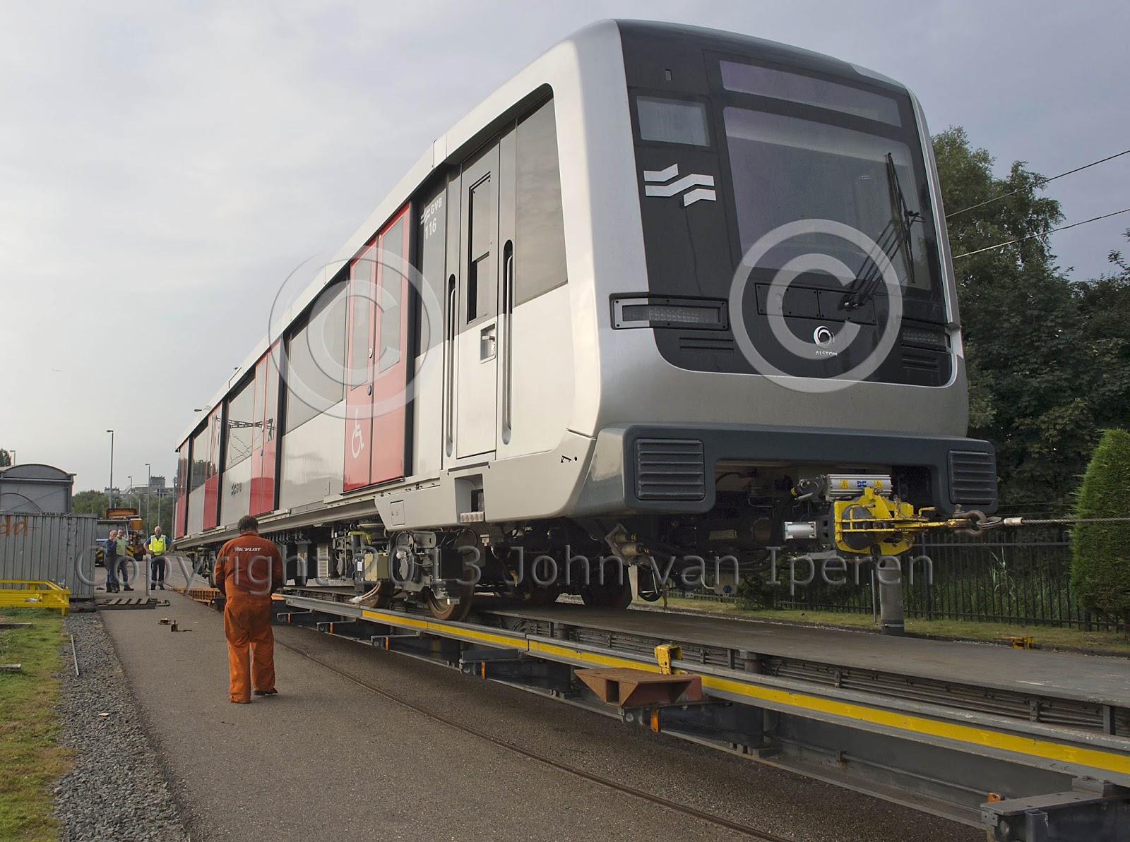 John van Iperen - Foto JOVIP: Aankomst nieuwe Metro M5