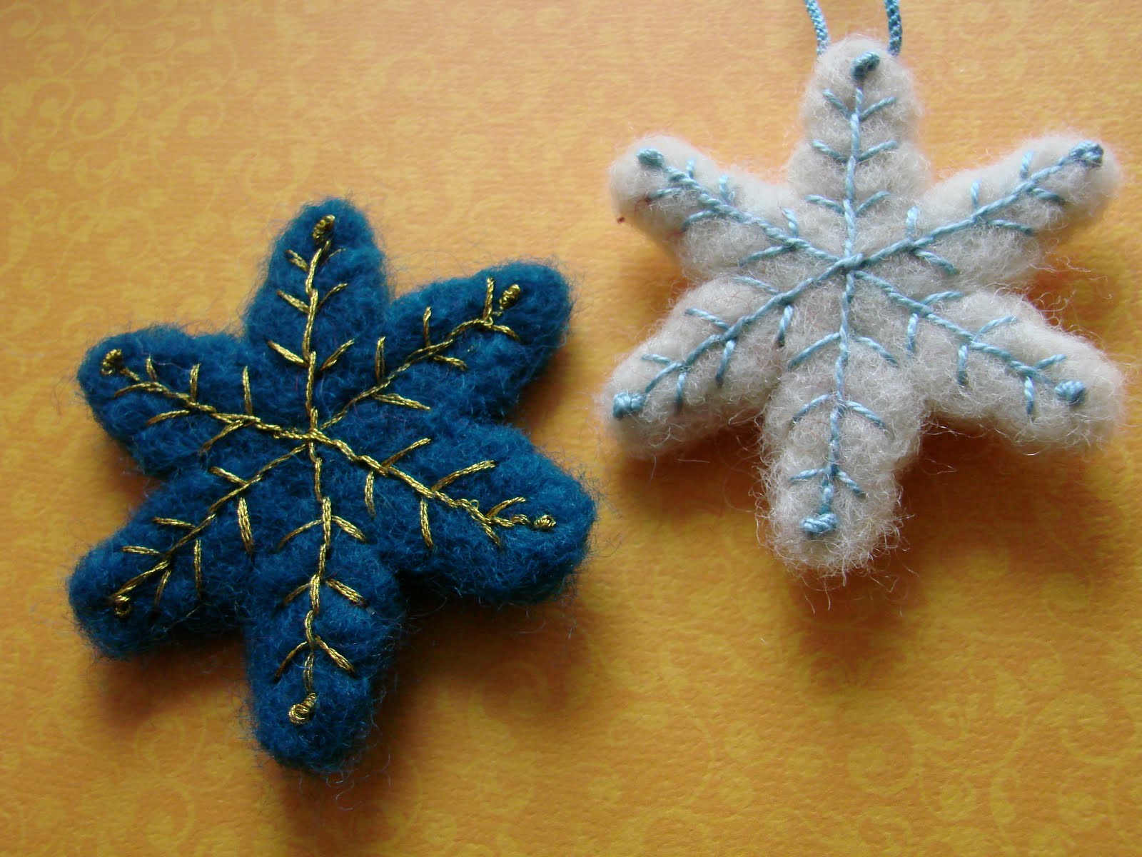 Kingdom Krafts: Felted Snowflakes