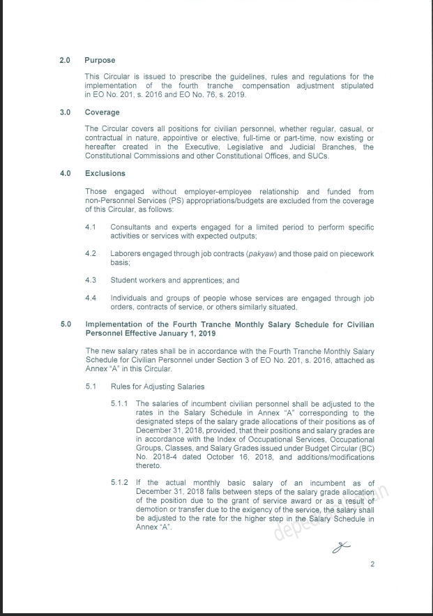 DBM issues guidelines on the implementation of 4th Tranche Salary ...