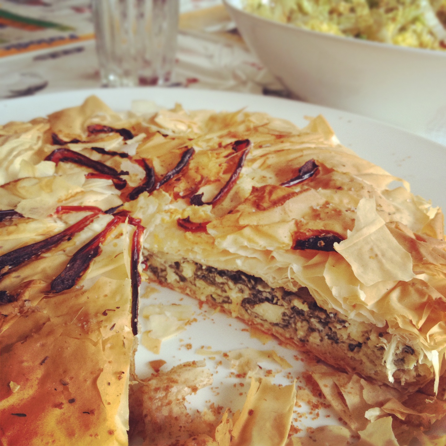WholeFoodie Kitchen: Silverbeet and Feta Pie