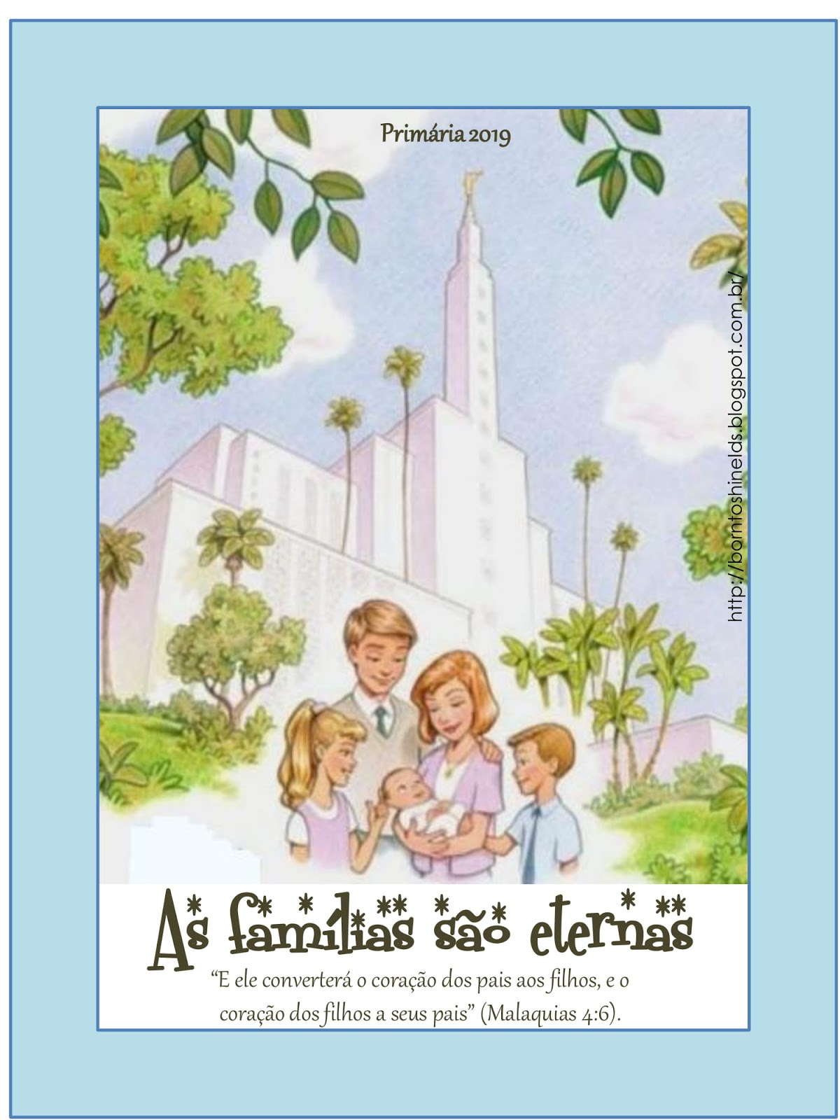 Born to shine ★ LDS: Primária 2019-Agenda completa