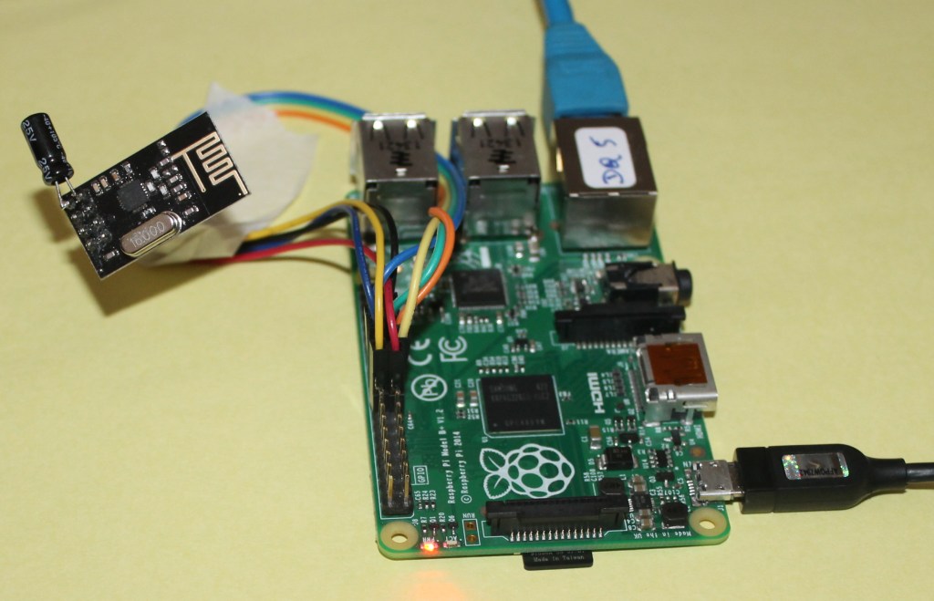 DQSoft: Usando o nRF24L01+ com o Raspberry Pi: Um datalogger - Parte 1