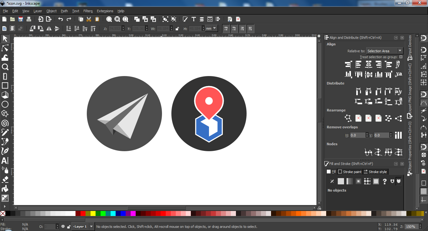 Inkscape dark theme - zonesden