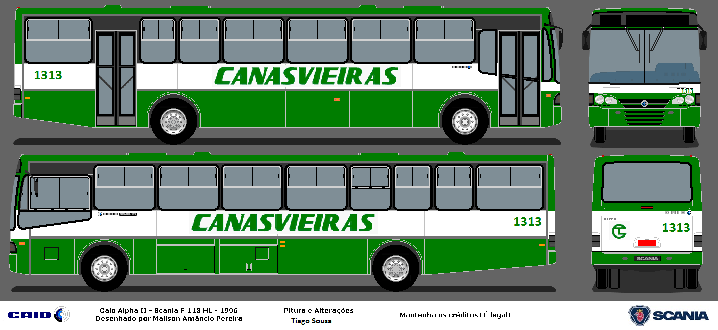 Caio Alpha Canasvieiras | DESENHO ONIBUS BRASIL
