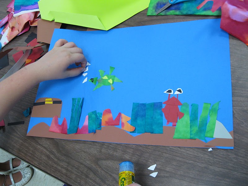 The Art Room at The Falcon Academy of Creative Arts: 3rd grade art