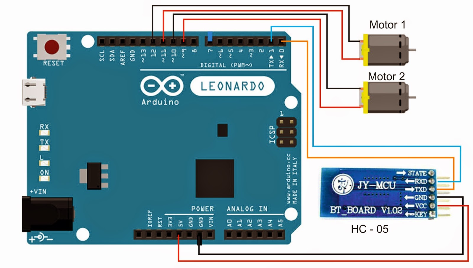 How To Connect Hc 05 Bluetooth Module To Arduino Uno And Images