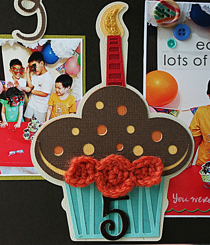 Do More With Less: Birthday party layout with Xyron and Out on a Limb ...