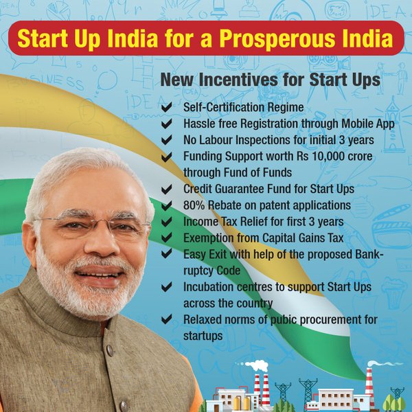 Startup India, Stand Up India - Startup India for a prosperous India PM ...