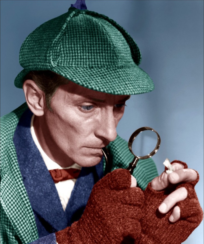 Bespectacled Birthdays: Peter Cushing (from Sherlock Holmes), c.1964