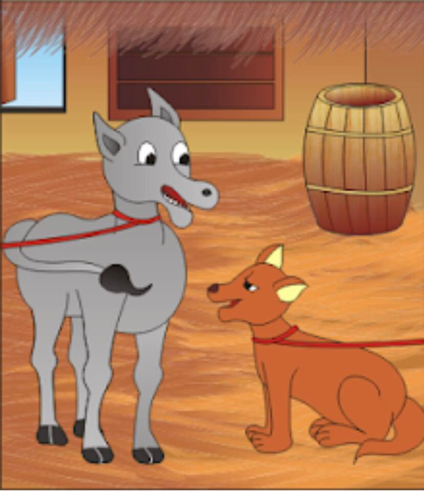 TELUGU WEB WORLD: KUKKA - GADIDHA - KIDS COMICS MORAL STORY