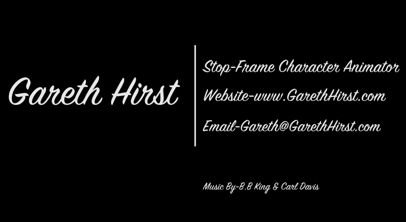 Animating The Future.: Gareth Hirst Stop-Frame Character Animation ...