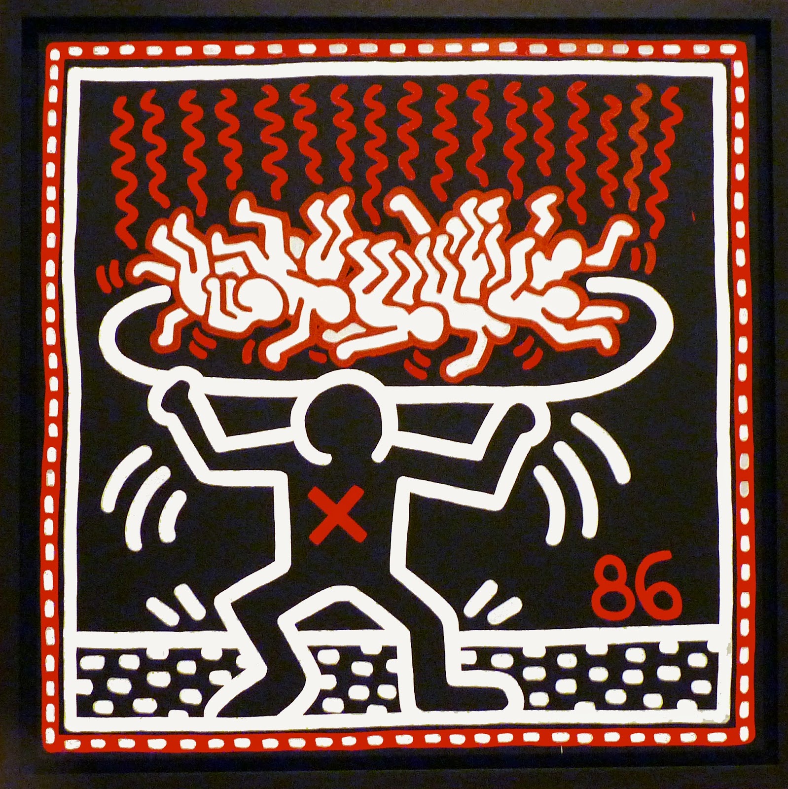 The Blue Elephant: Some Images from the Keith Haring Exhibit at the ...