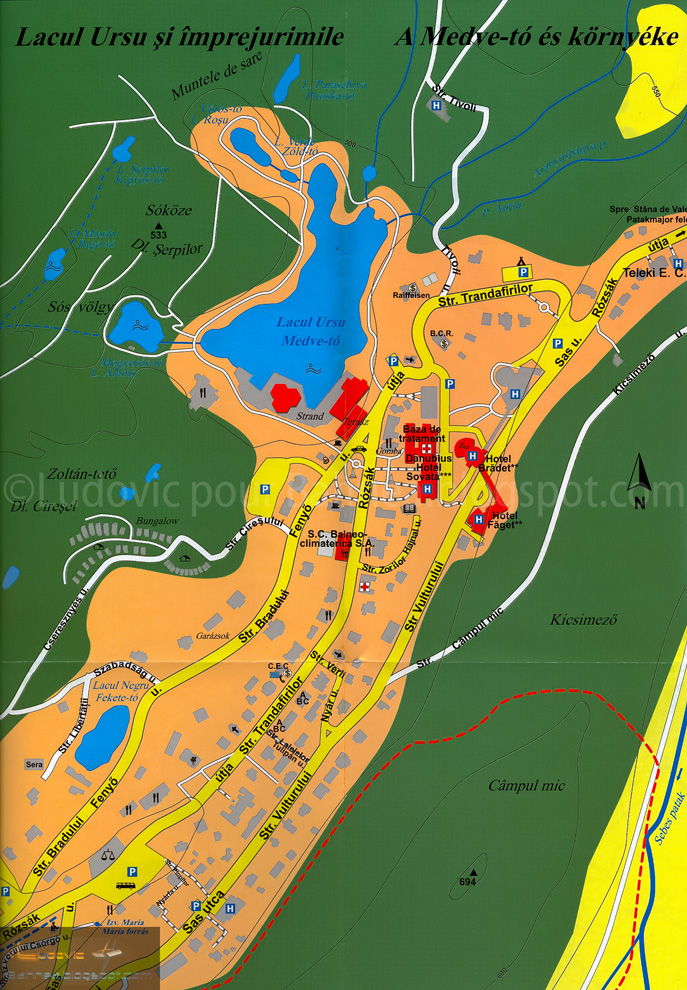 BAHNEA: SOVATA : STATIUNEA TERMALA / LA STATION THERMALE DE SOVATA