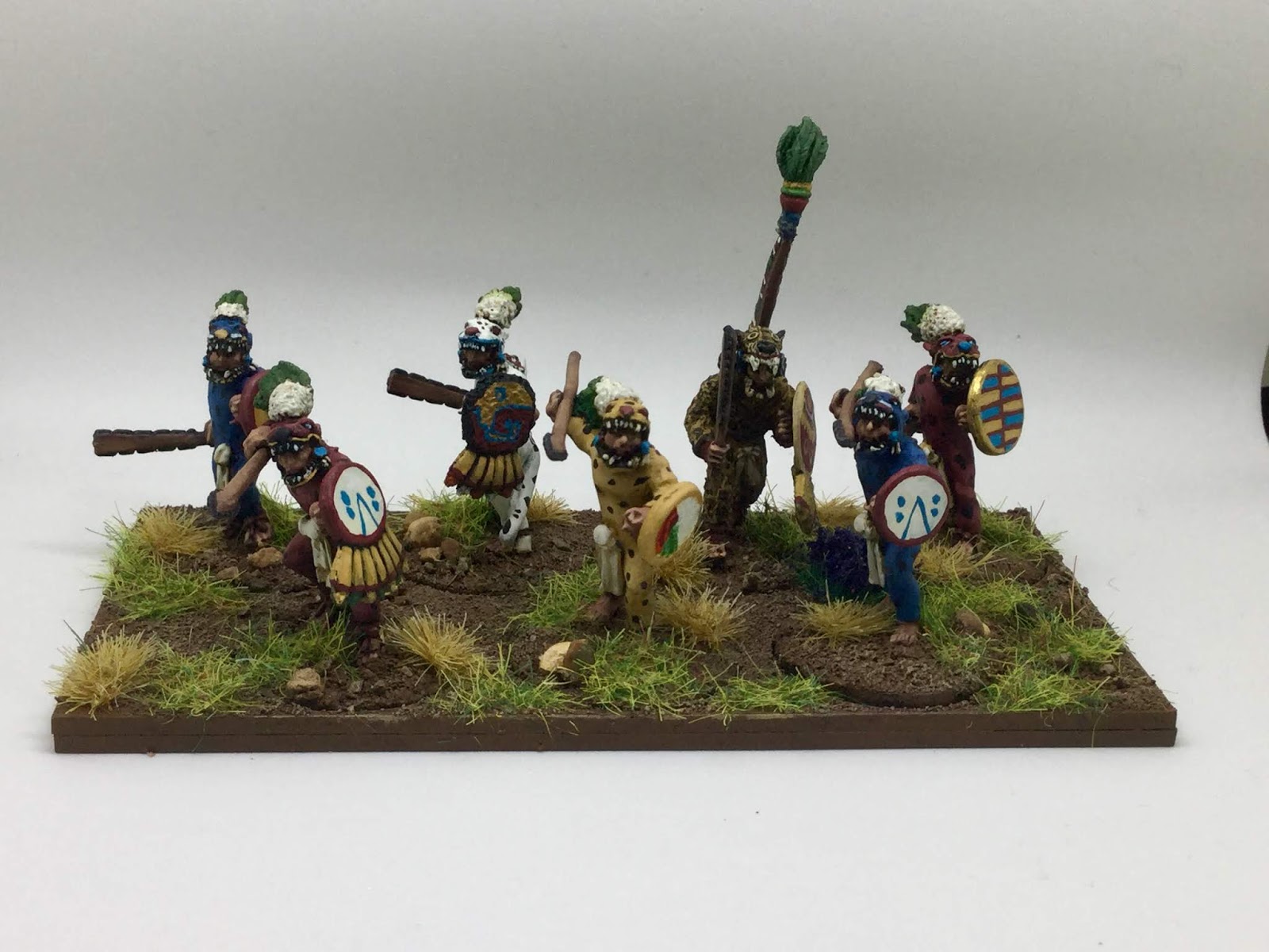 '74s to 88s' - A Model and Wargames blog: Impetus Aztec Army in 28mm