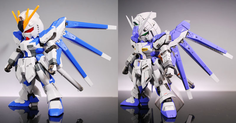 GUNDAM GUY: SD RX-93-v2 Hi-v Gundam - Custom Build