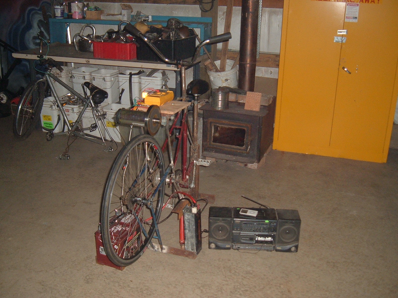 bike blender blog: human powered machine workshop