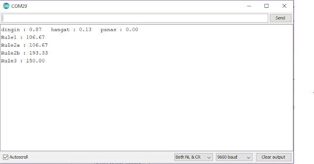 Tutorial Fuzzy Logic Controller dengan Arduino (Rule) - Mikrokontroler dan Cloud