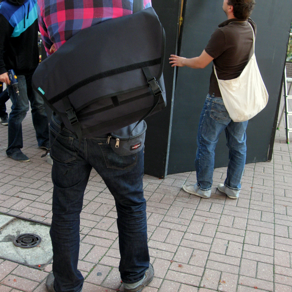 lukola handmade: LUKOLA Rowerowa torba BBBB (Big Black Bike Bag) na ...