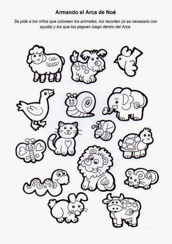 Fichas de Primaria: El arca de Noé