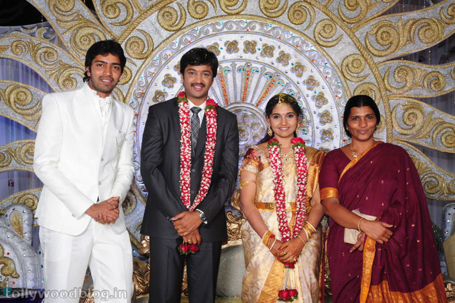 Aryan Rajesh Wedding Reception Photos Stills