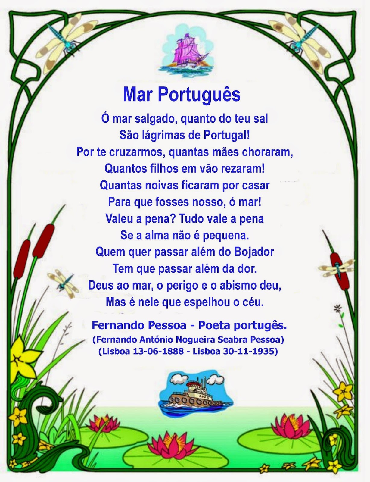 Água Viva e São Martinho, Estado de Minas Gerais: Mar Português