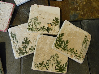 With Our Powers Combined: Stone Tile Coasters