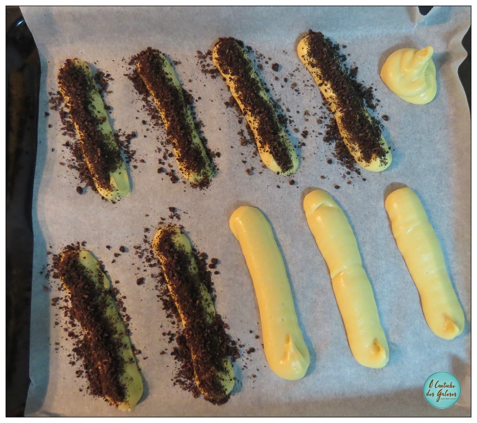 O Cantinho Dos Gulosos: Éclairs de Oreo