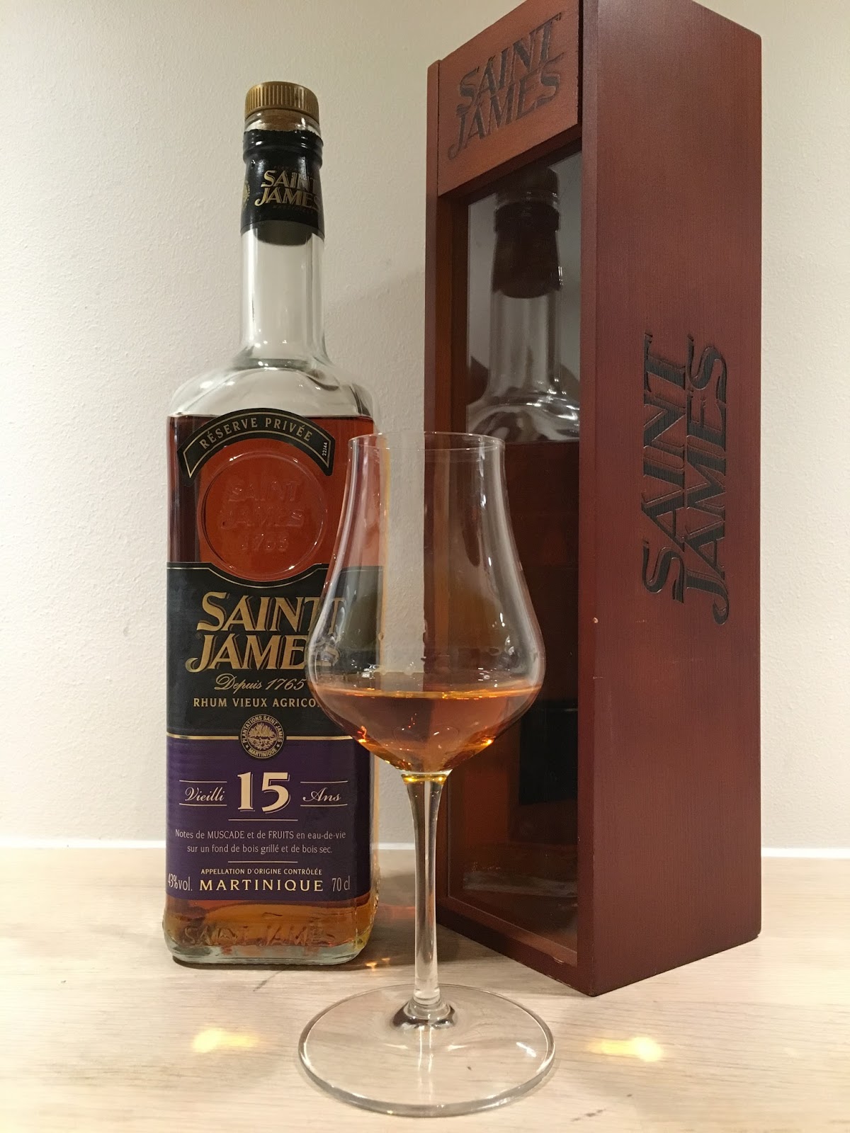Rum Corner: Review 95 - Saint James 15 year old