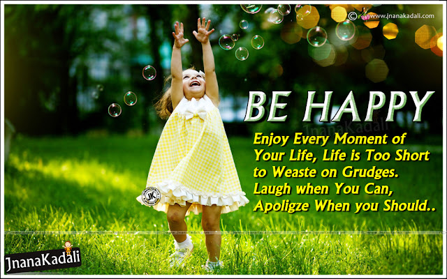 Be Happy Enjoy Every Moment Inspirational Quotes with Cute baby hd ...