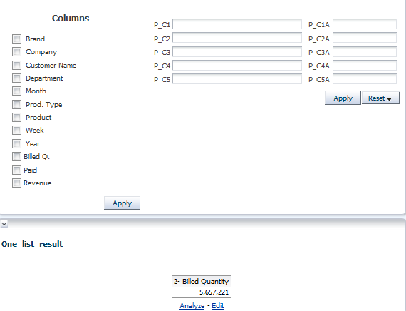 Bi Etl Dwh Obiee Selecting Columns Dynamically Part5 The Single Prompt Solution 7244