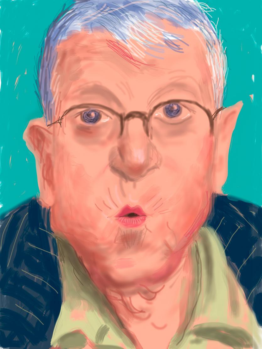 ART & ARTISTS: David Hockney self-portraits