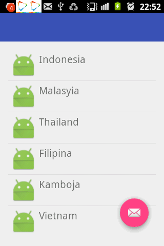 Contoh Android Custom ListView untuk menampilkan Image dan Text