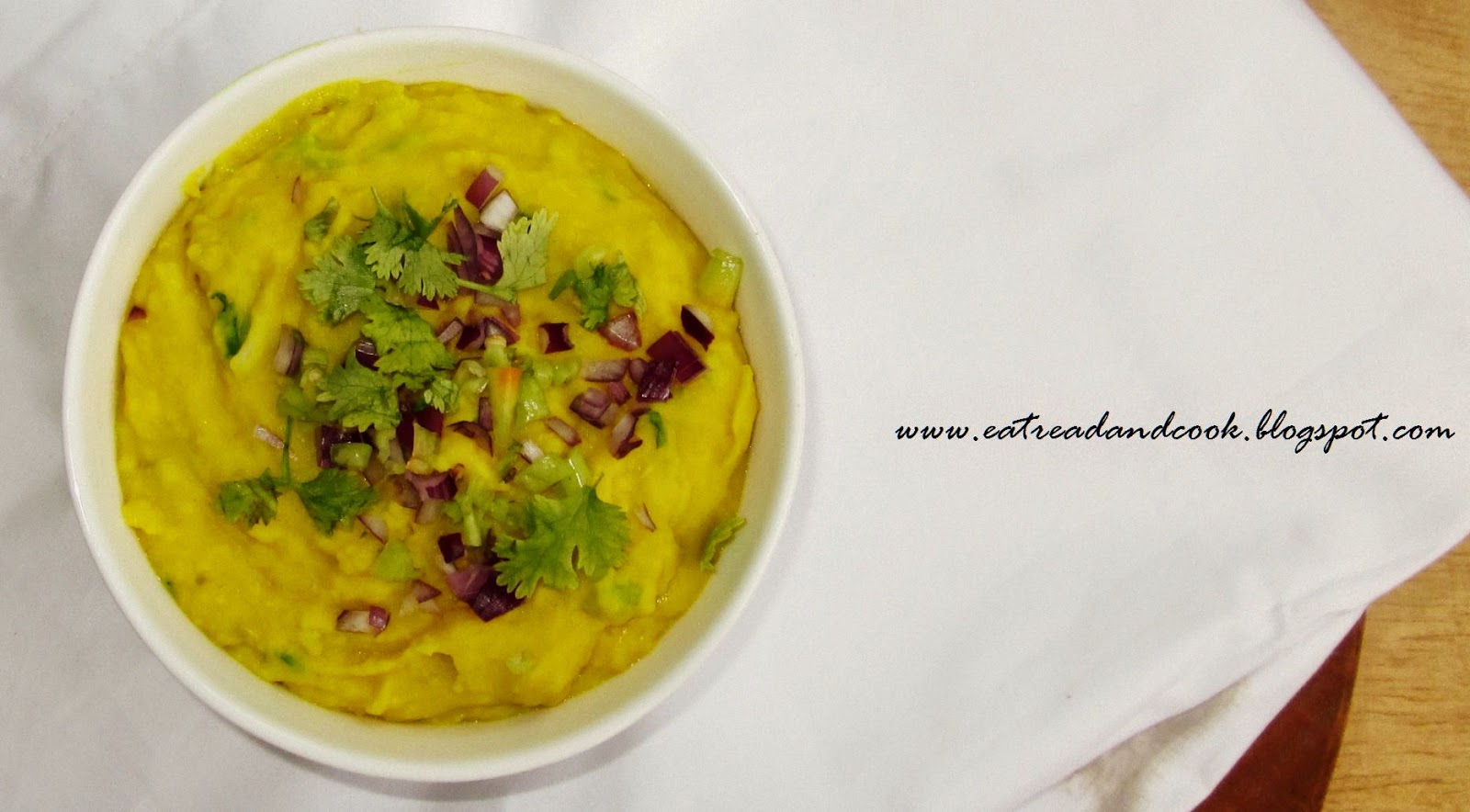 Mug Dal Sedho / Sticky Boiled Mung Dal