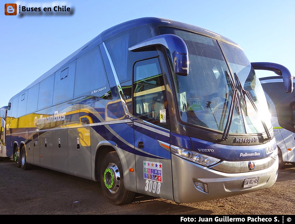 Buses en Chile | Juan Guillermo Pacheco S.: Pullman Bus Tandem | N° 3098.-