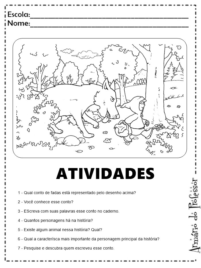 Sequência Didática - Contos (com atividades)