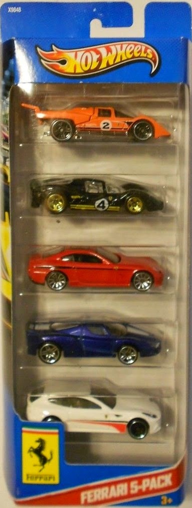 .: Hot Wheels - 5-Packs da Ferrari