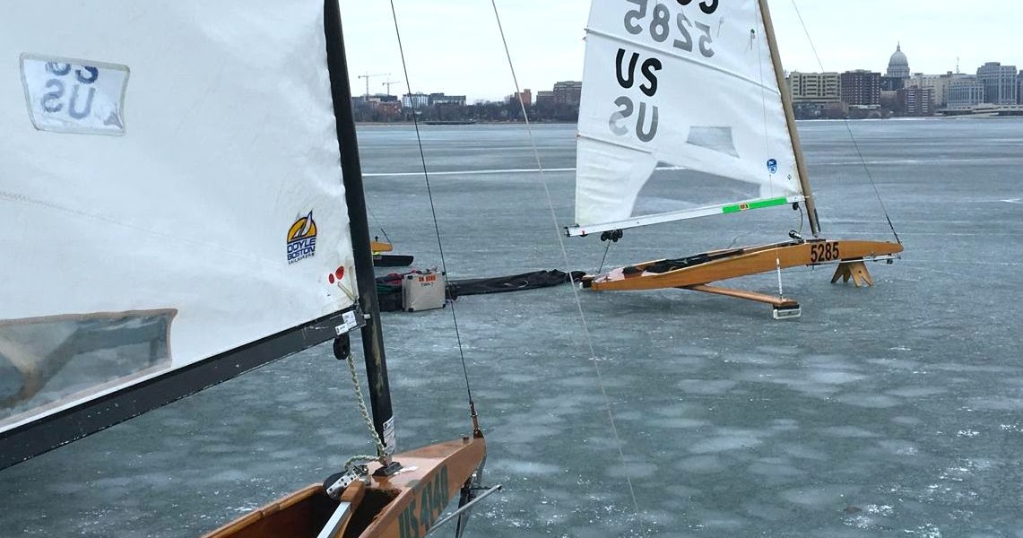 Pleasant Living: ICEBOATING IN MADISON