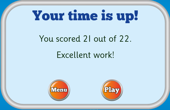 Charlize : Hit the button - Times tables